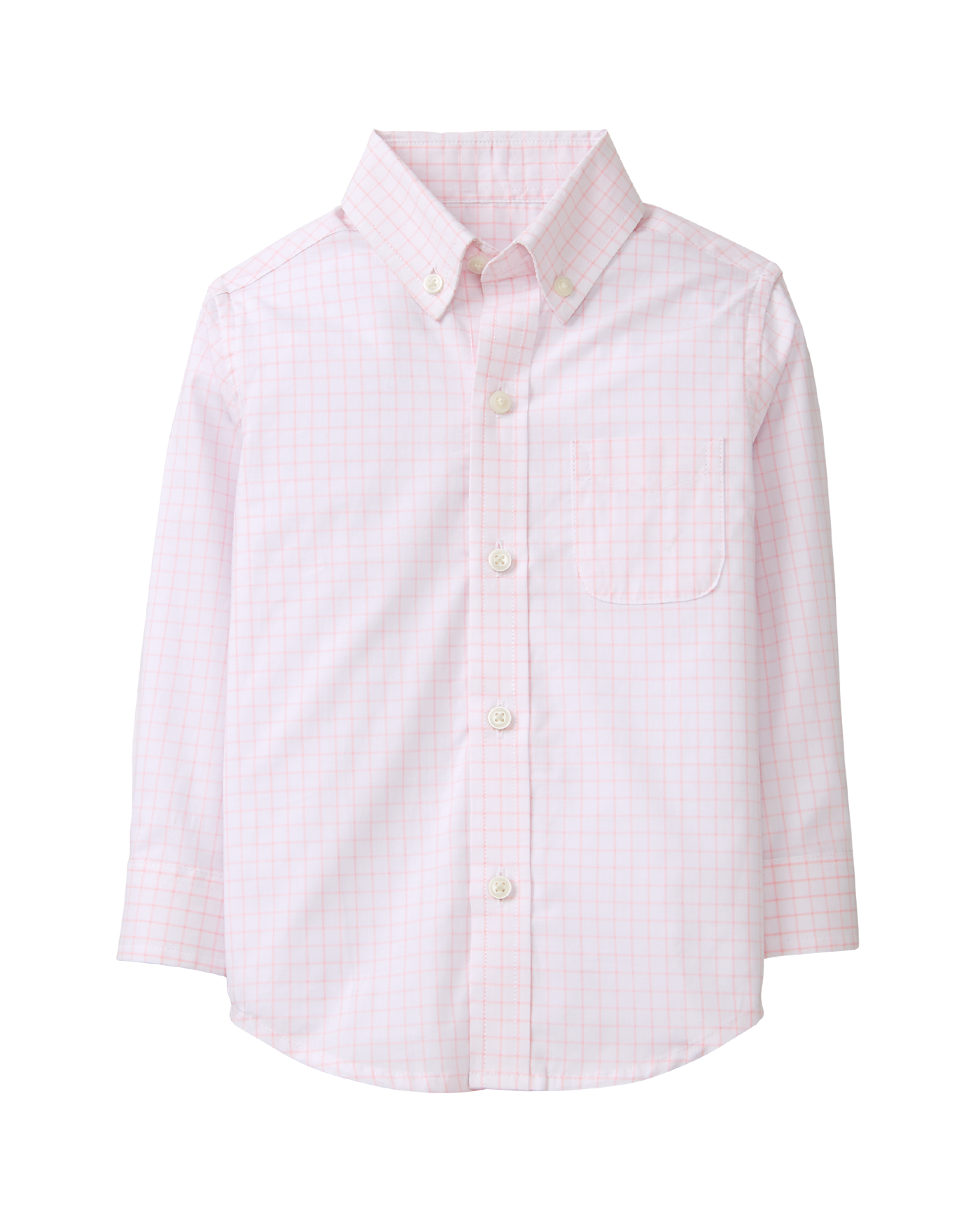 Boy Pink Tattersall Tattersall Shirt by Janie and Jack