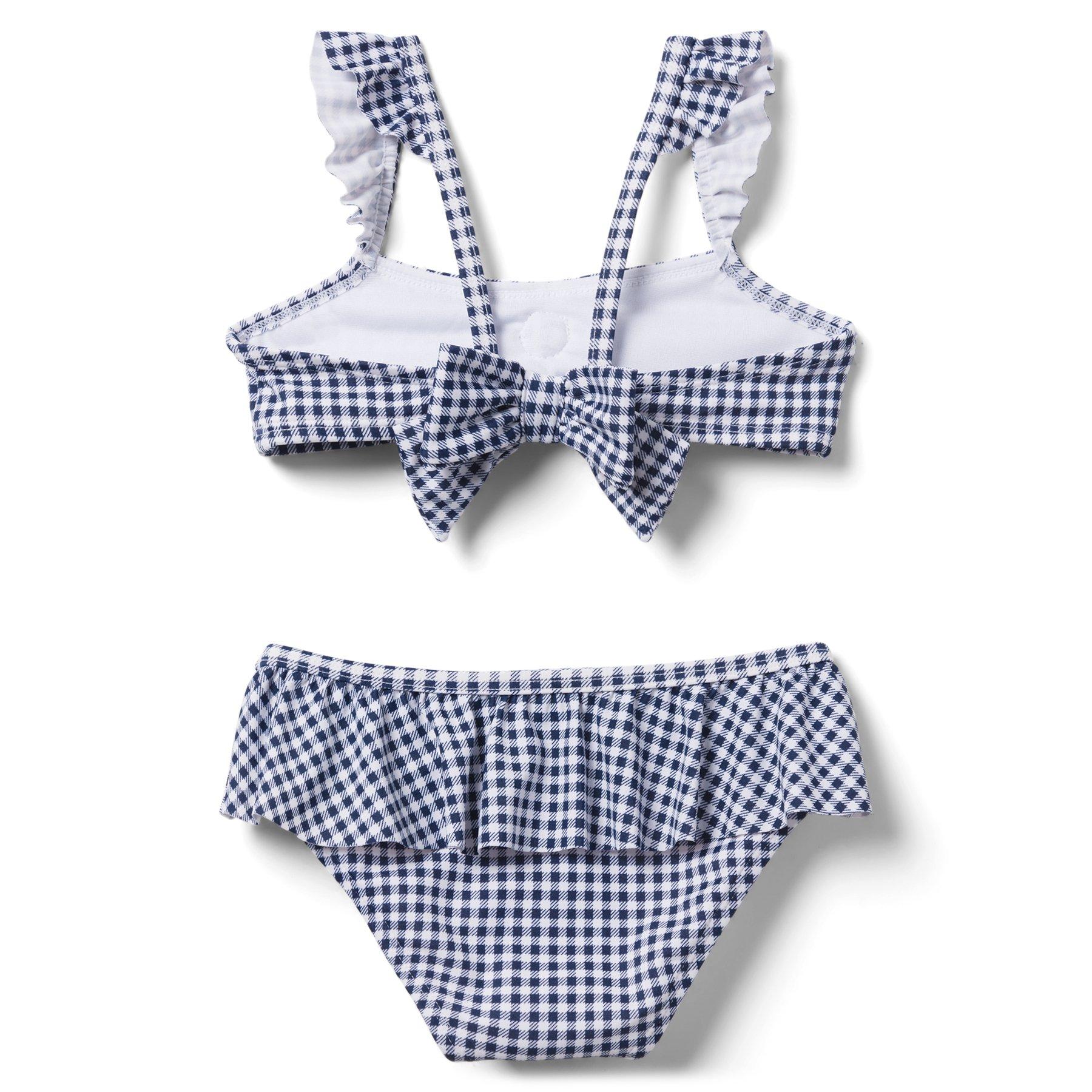 Girl Navy Gingham Gingham 2-Piece Swimsuit by Janie and Jack