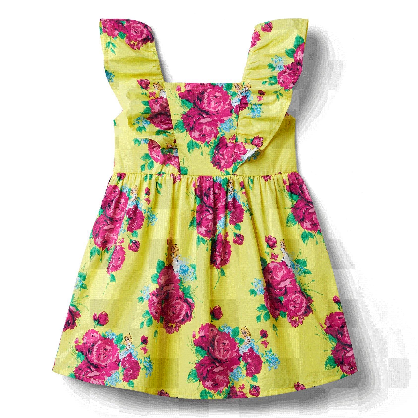 Daffodil Floral Disney Alice In Wonderland Floral Dress By Janie And Jack
