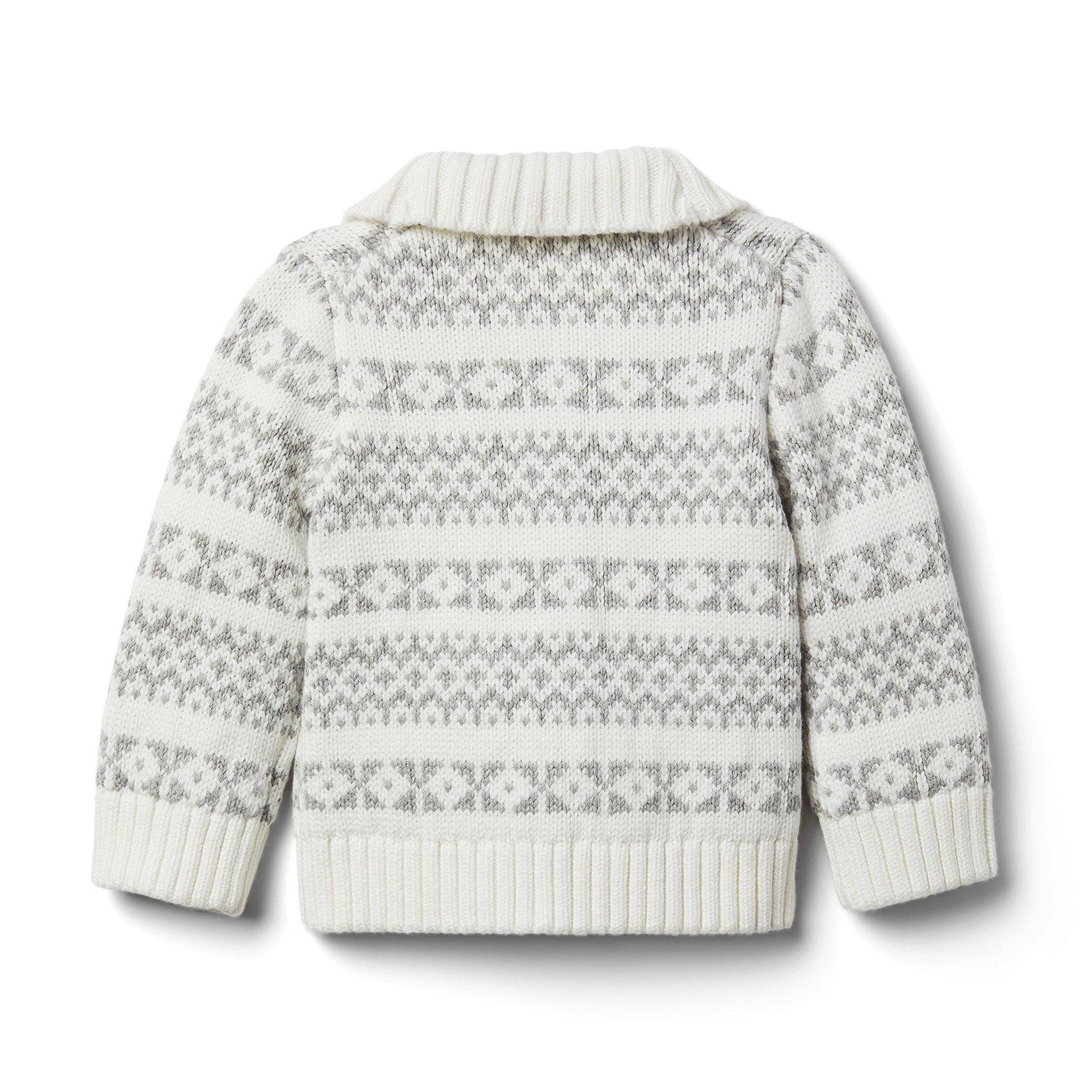 Baby Cream And Sugar Fair Isle Baby Fair Isle Shawl Cardigan by Janie ...