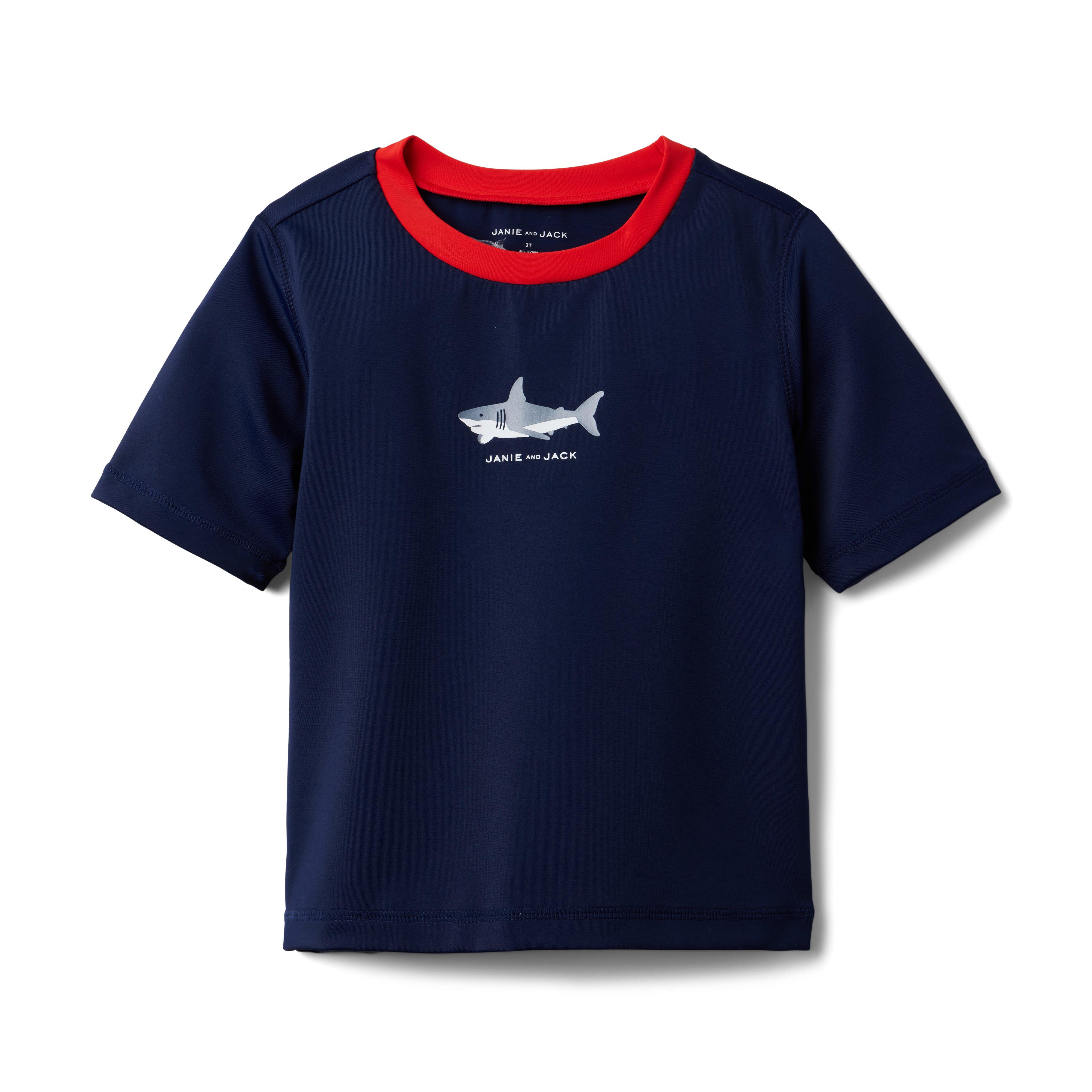 Boy Merchant Marine Shark Rash Guard by Janie and Jack