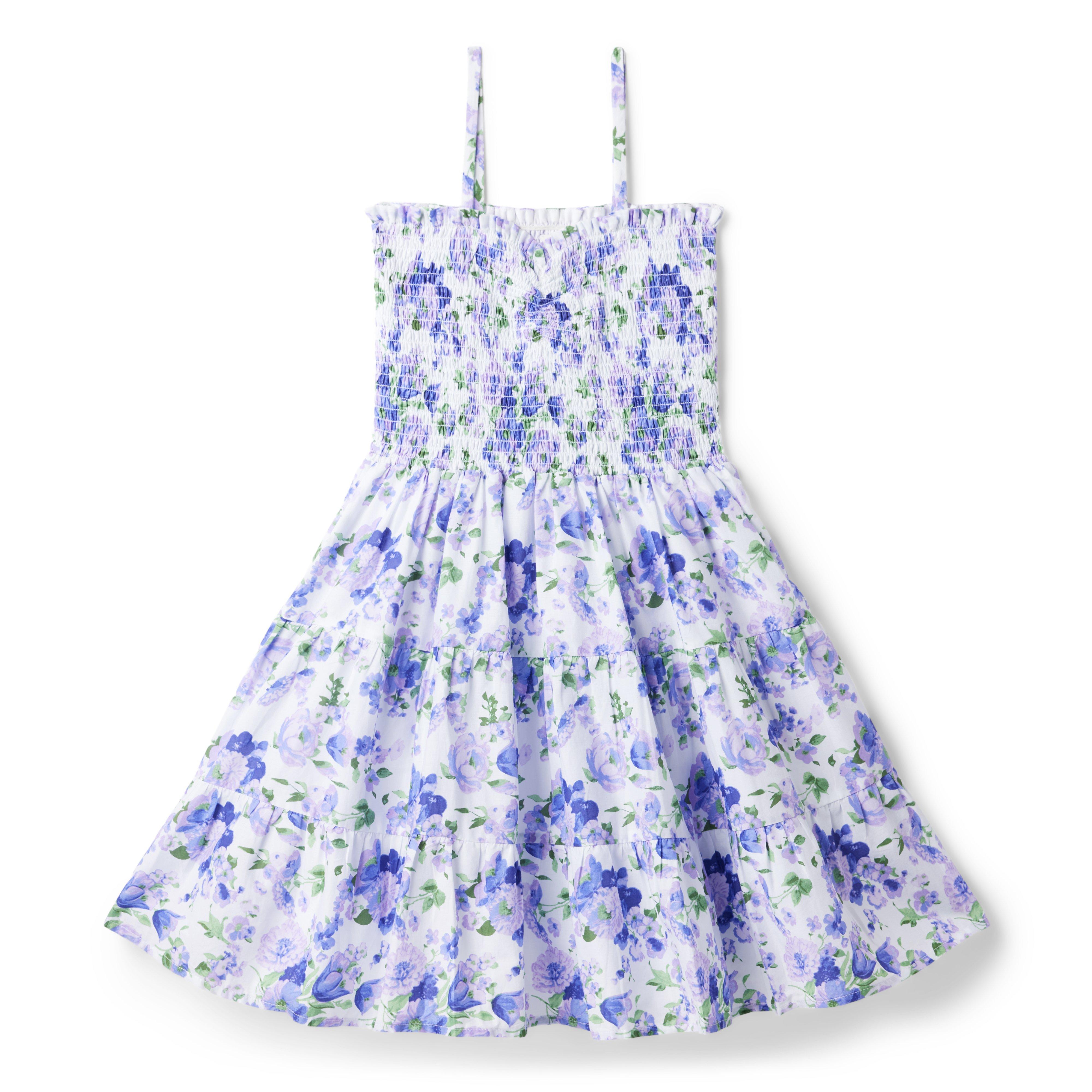 White Floral The Millie Floral Smocked Sundress by Janie and Jack