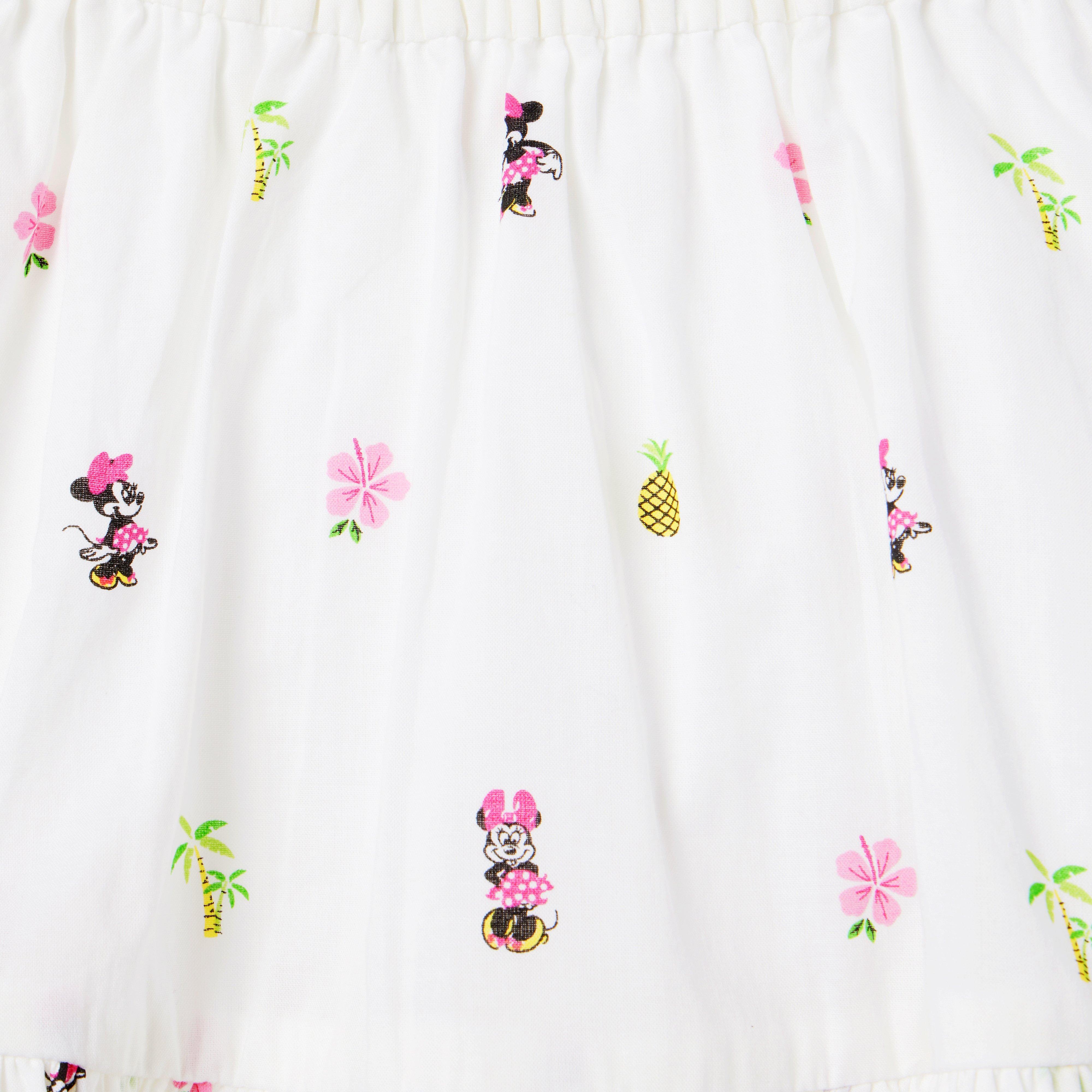 Girl White Minnie Mouse Icon Disney Minnie Mouse Tropics Sundress by ...