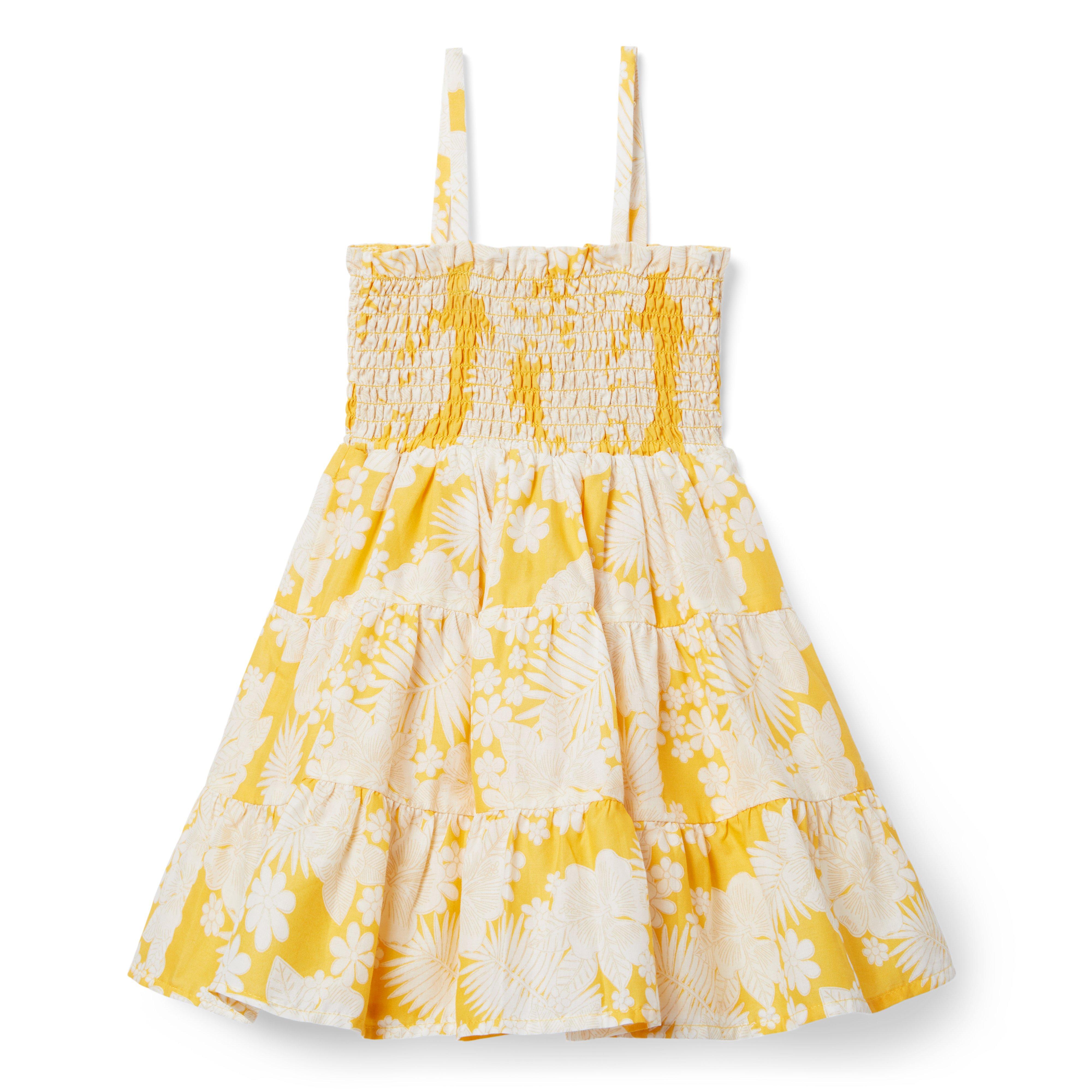 Girl Yellow Nugget Floral The Millie Smocked Sundress by Janie and Jack