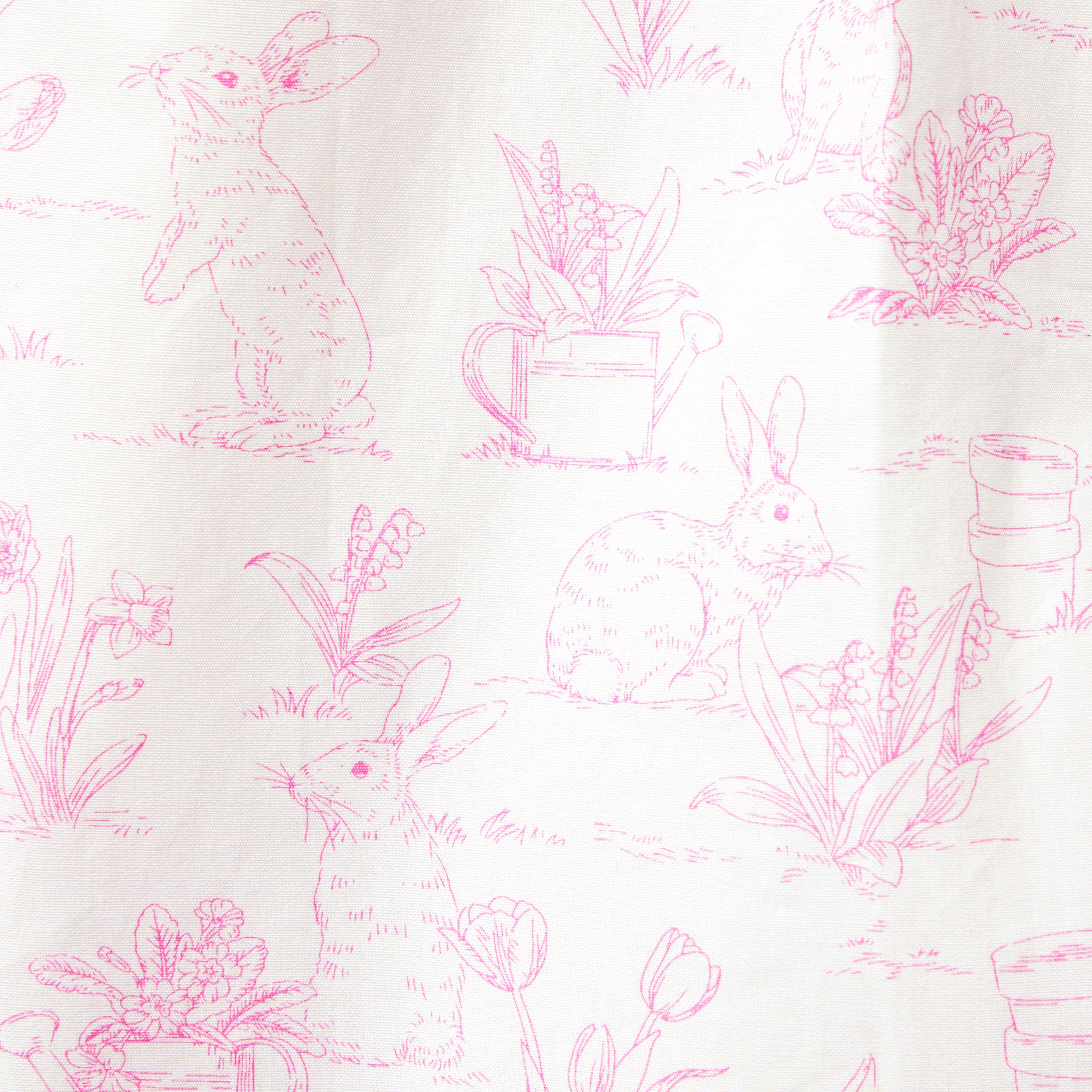 Boy Light Pink Bunny Toile Bunny Toile Poplin Shirt by Janie and Jack