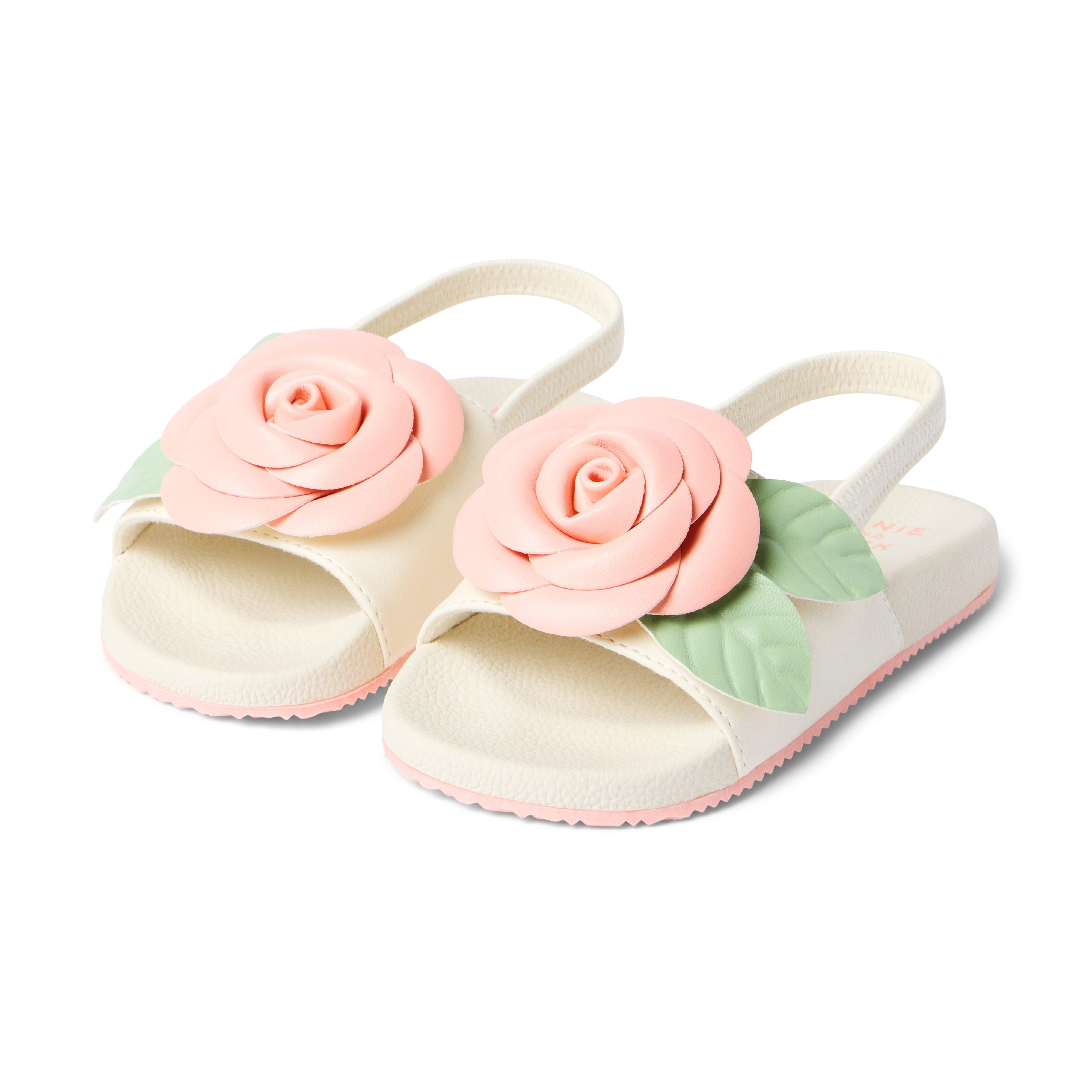 Girl Light Pink Floral Rose Pool Slide by Janie and Jack