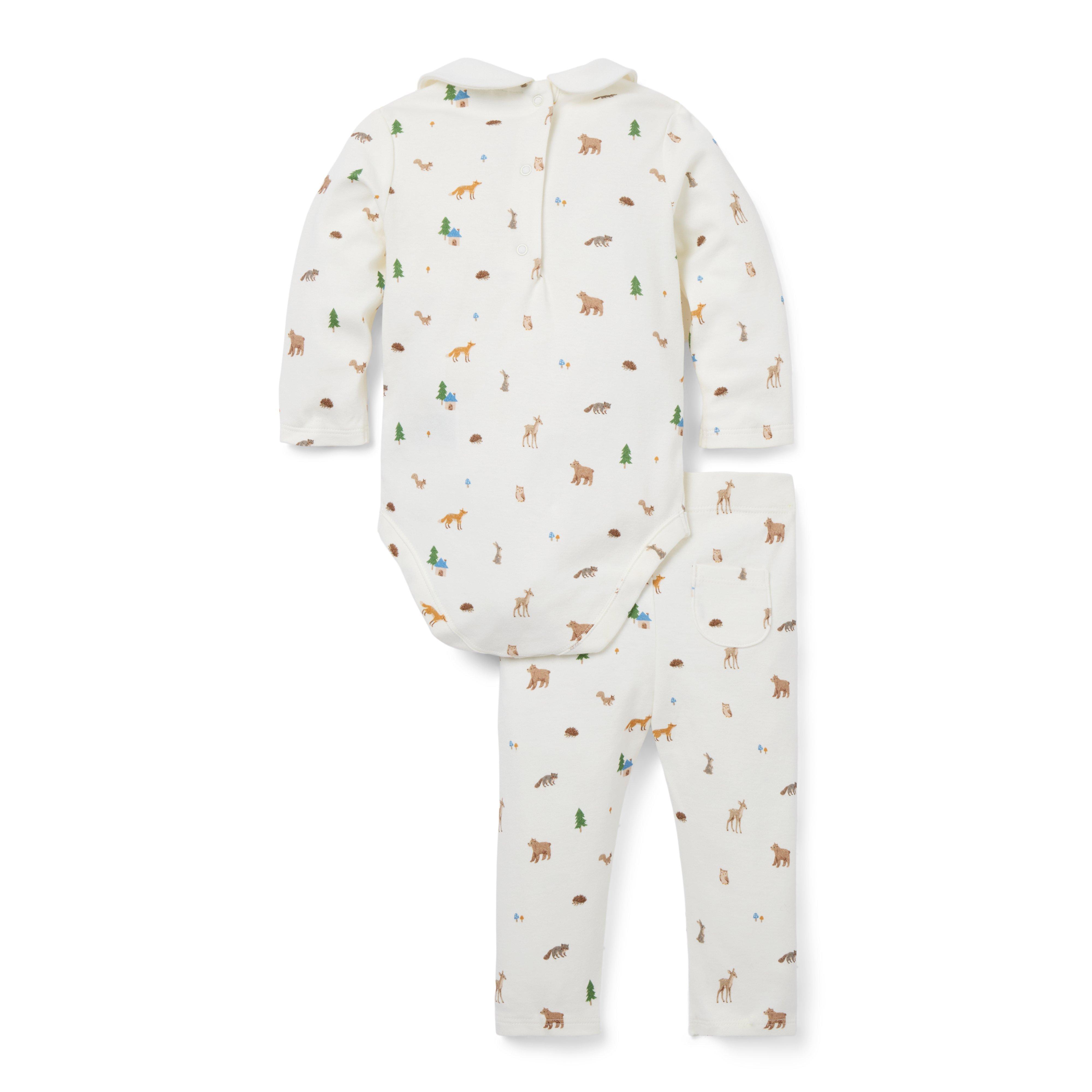 Baby Jet Ivory Forest Friends Baby Forest Friends Matching Set by Janie ...