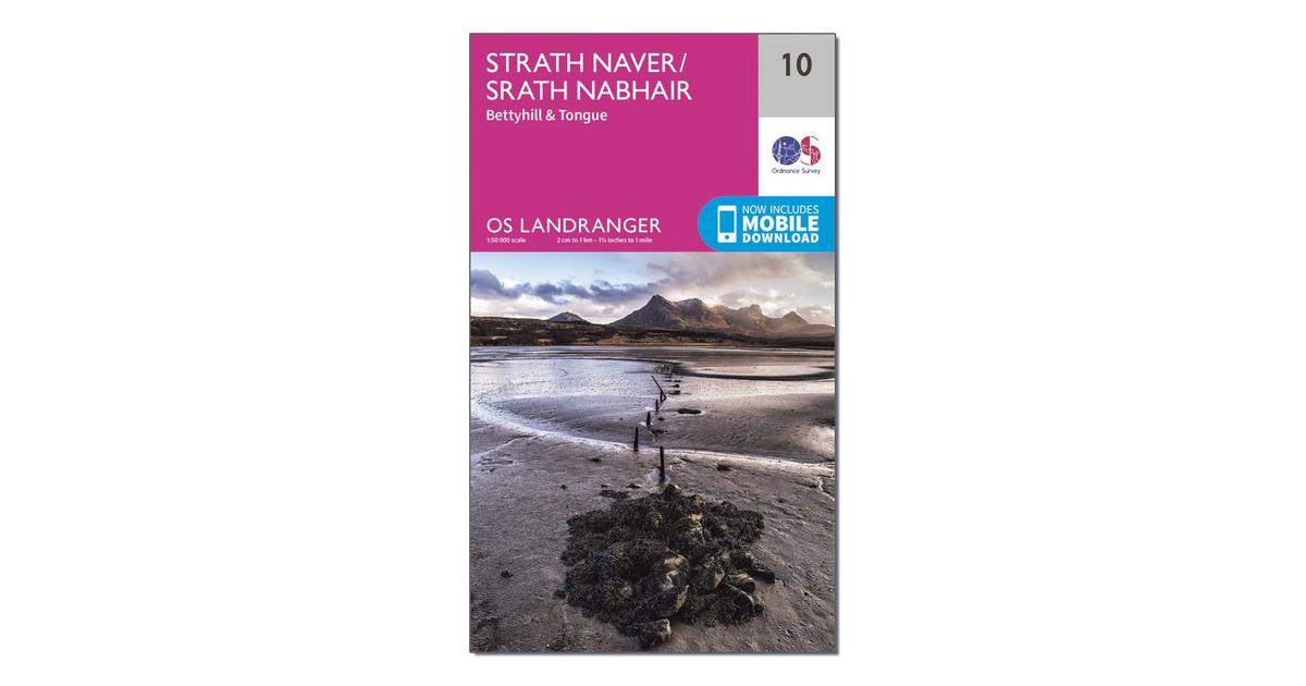 Ordnance Survey Landranger 10 Strathnaver, Bettyhill & Tongue Map With ...