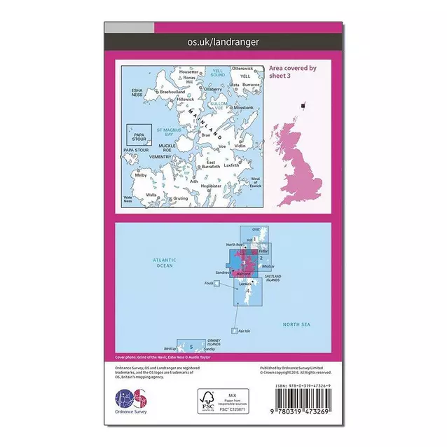 Shetland Islands Wikipedia Shetland – Mainland South Map | Weatherproof ...