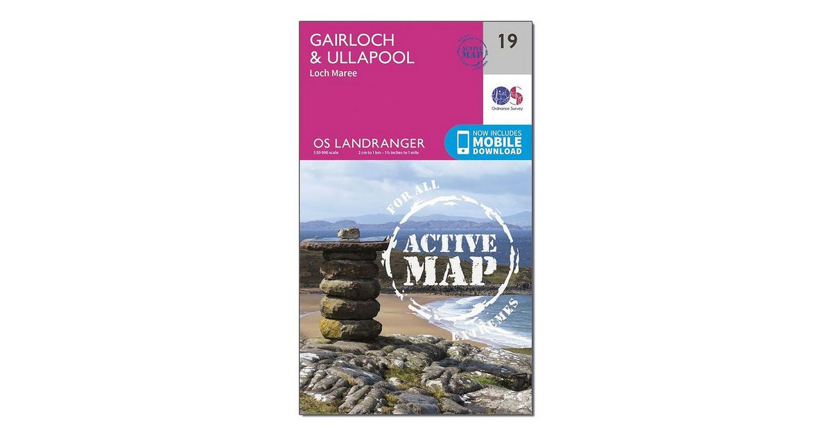 Ordnance Survey Landranger Active 19 Gairloch & Ullapool, Loch Maree ...