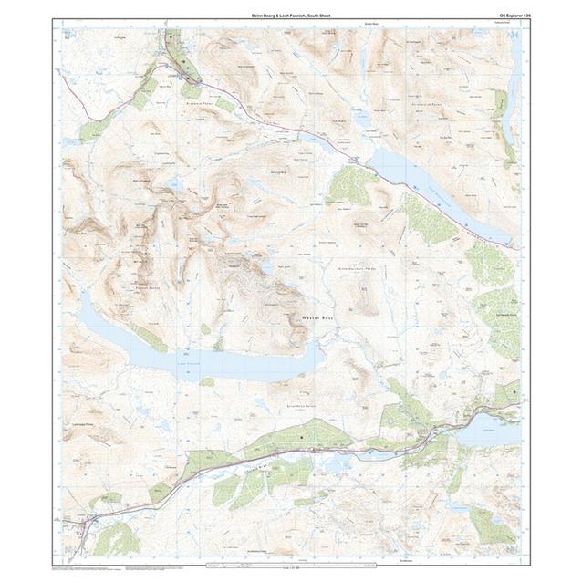 Ordnance Survey Explorer 436 An Teallach & Slioch Map With Digital Version