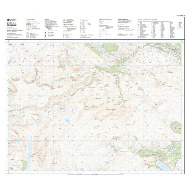 Ordnance Survey Explorer 437 Ben Wyvis & Strathpeffer Map With Digital ...