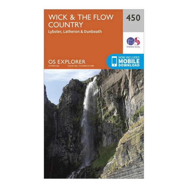 Ordnance Survey Explorer 450 Wick & The Flow Country Map With Digital ...