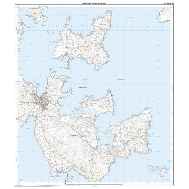 Ordnance Survey Explorer 461 Orkney – East Mainland Map With Digital ...
