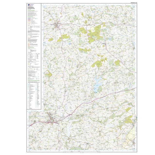 Ordnance Survey Explorer 112 Launceston & Holsworthy Map With Digital ...