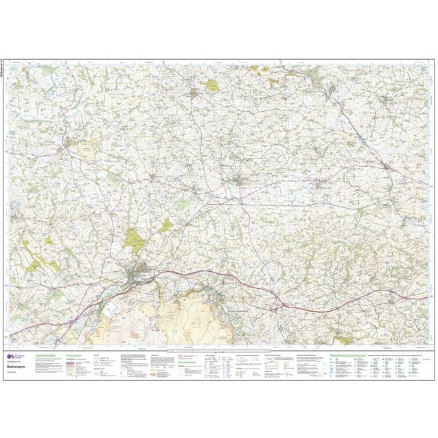 Ordnance Survey Explorer 113 Okehampton Map With Digital Version