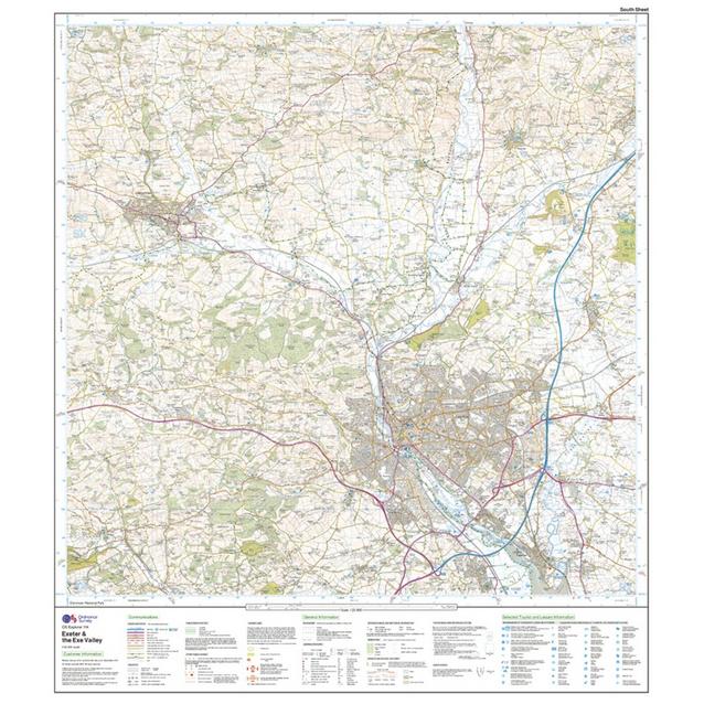 Ordnance Survey Explorer 114 Exeter & The Exe Valley Map With Digital ...