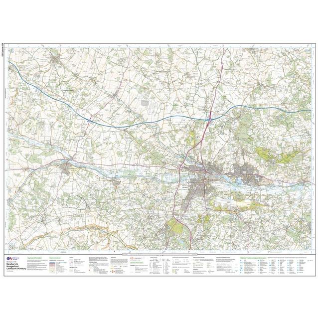 Ordnance Survey Explorer 158 Newbury & Hungerford Map With Digital Version