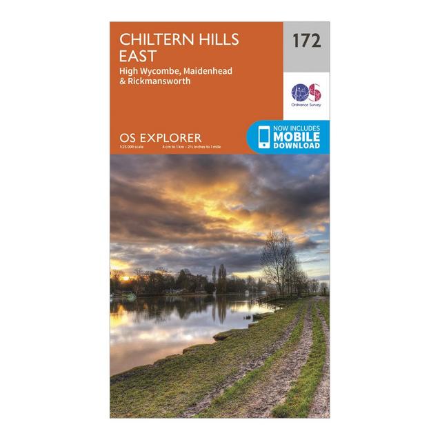 Ordnance Survey Explorer 172 Chiltern Hills East Map With Digital Version