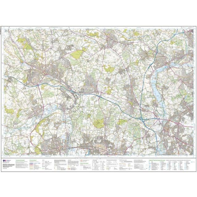 Ordnance Survey Explorer 172 Chiltern Hills East Map With Digital Version