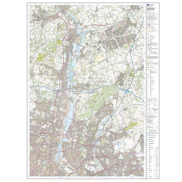 Ordnance Survey Explorer 174 Epping Forest & Lee Valley Map With ...