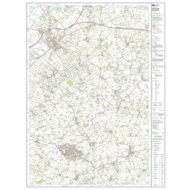 Ordnance Survey Explorer 210 Newmarket & Havehill, Barrow, Clare ...