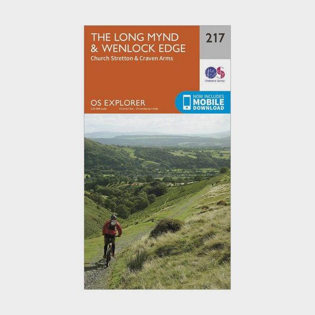 Ordnance Survey Explorer 217 The Long Mynd & Wenlock Edge Map With ...