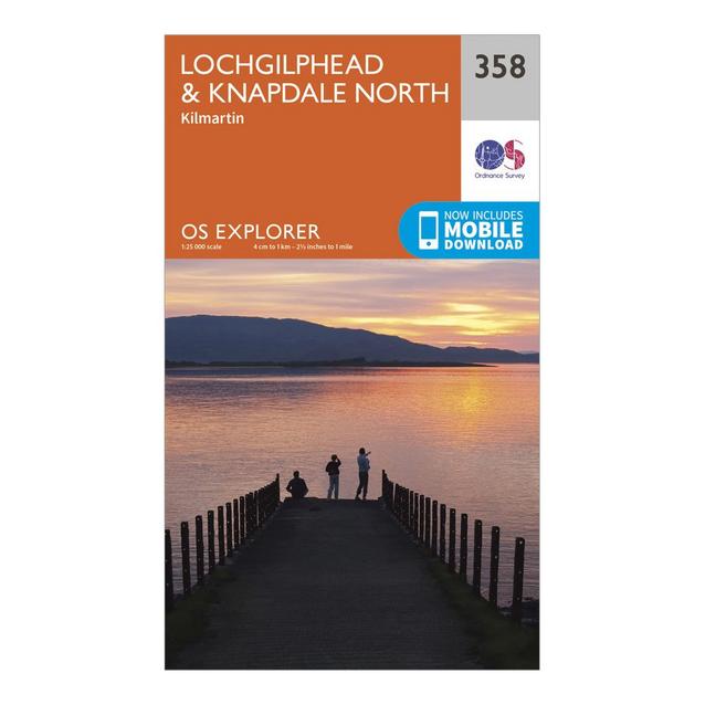 Ordnance Survey Explorer 358 Lochgilphead & Knapdale North Map With ...