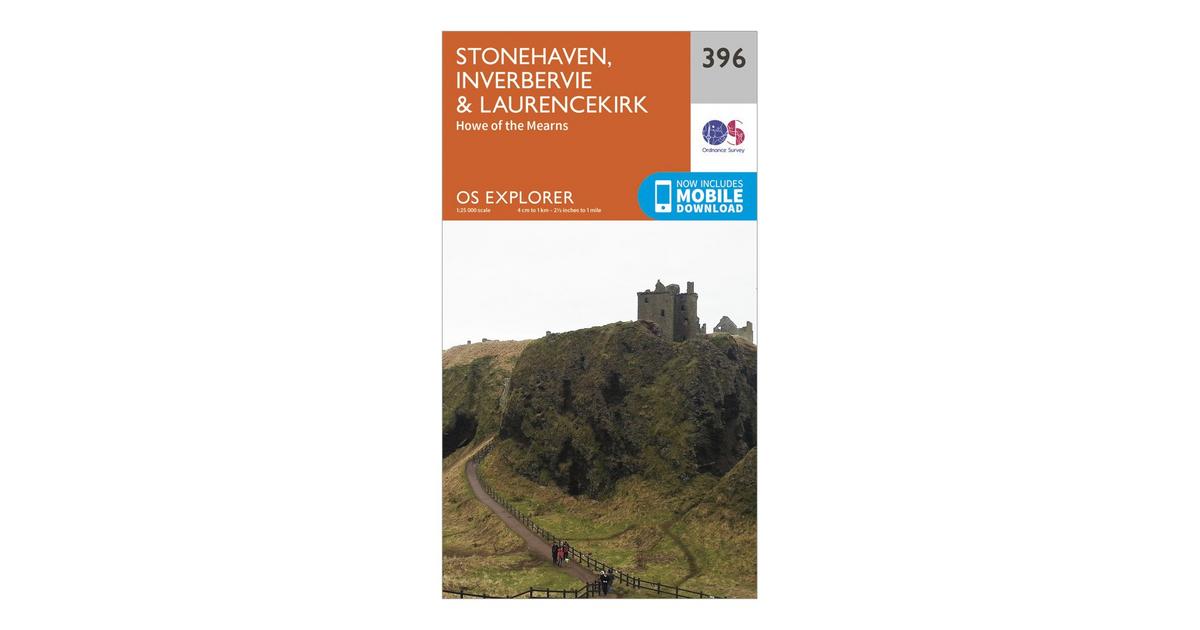 Ordnance Survey Explorer 396 Stonehaven, Inverbervie & Laurencekirk Map ...