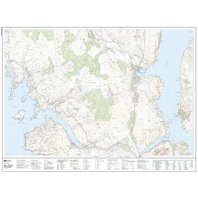 Ordnance Survey Explorer Active 410 Skye – Portree & Bracadale Map With ...
