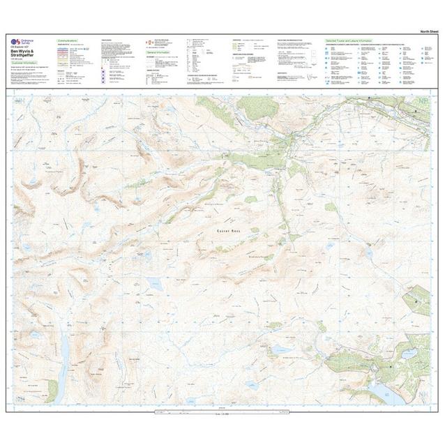 Ordnance Survey Explorer Active 437 Ben Wyvis & Strathpeffer Map With ...