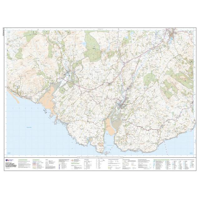 Ordnance Survey Explorer 312 Kirkcudbright & Castle Douglas Map With ...