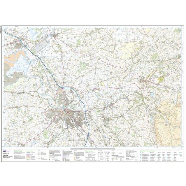 Ordnance Survey Explorer 315 Carlisle Map With Digital Version