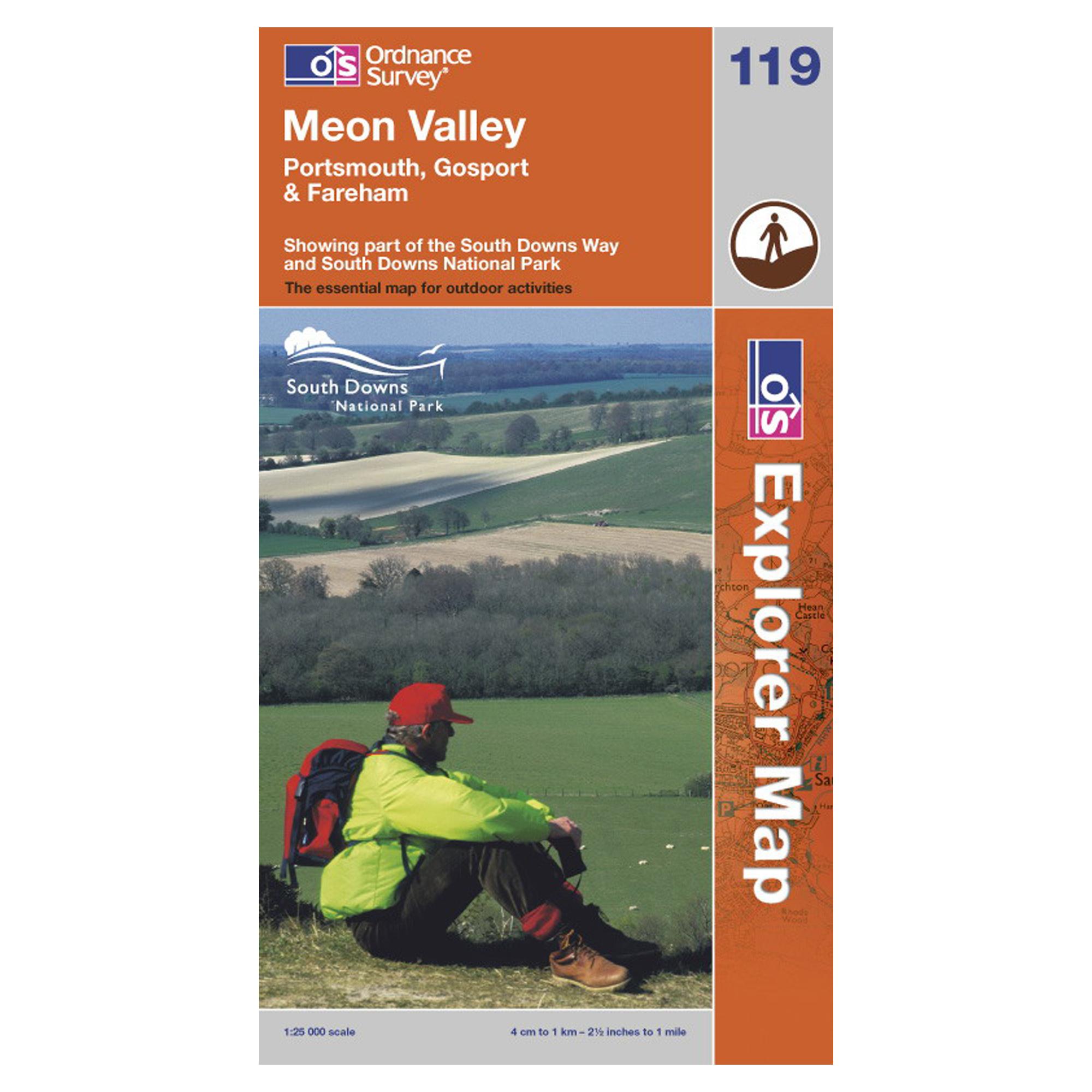 Ordnance Survey Explorer 119 Meon Valley, Portsmouth, Gosport And ...