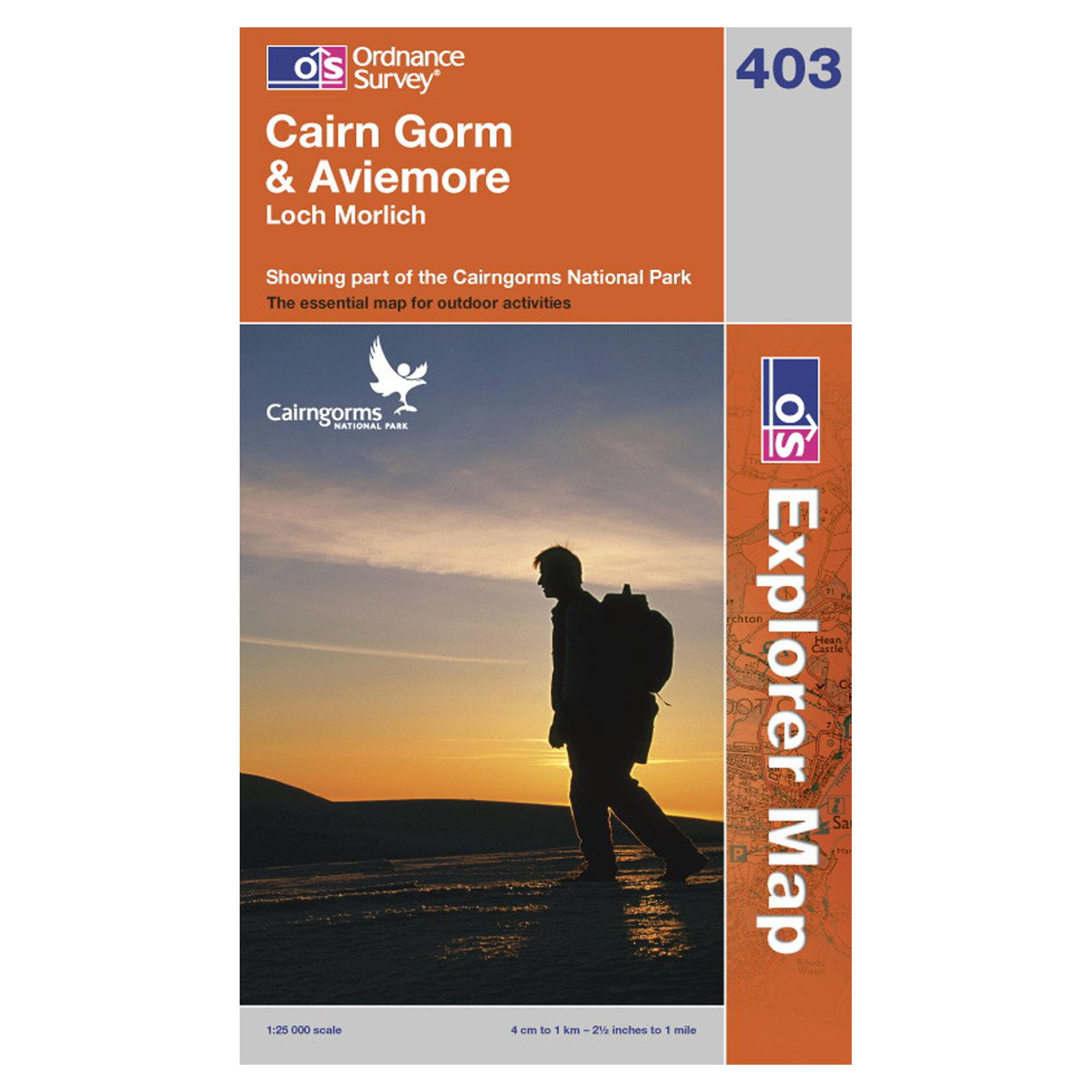 Explorer 403 Cairn Gorm And Aviemore Area Map | Fiveopia