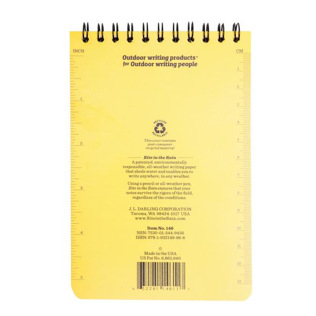 Rite In The Rain Waterproof Notepad (6x4")