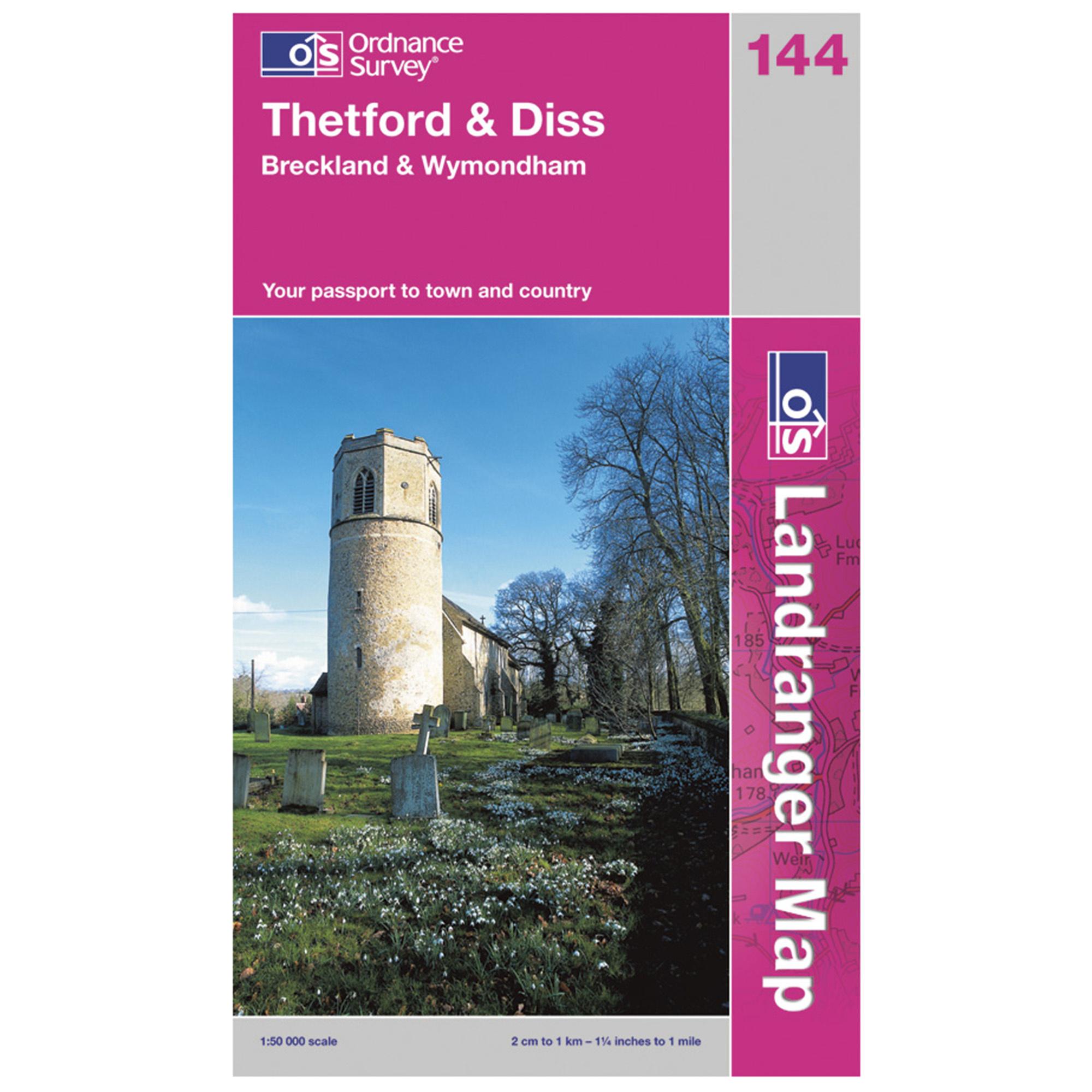 Landranger 144 Thetford & Diss Map | Kibox
