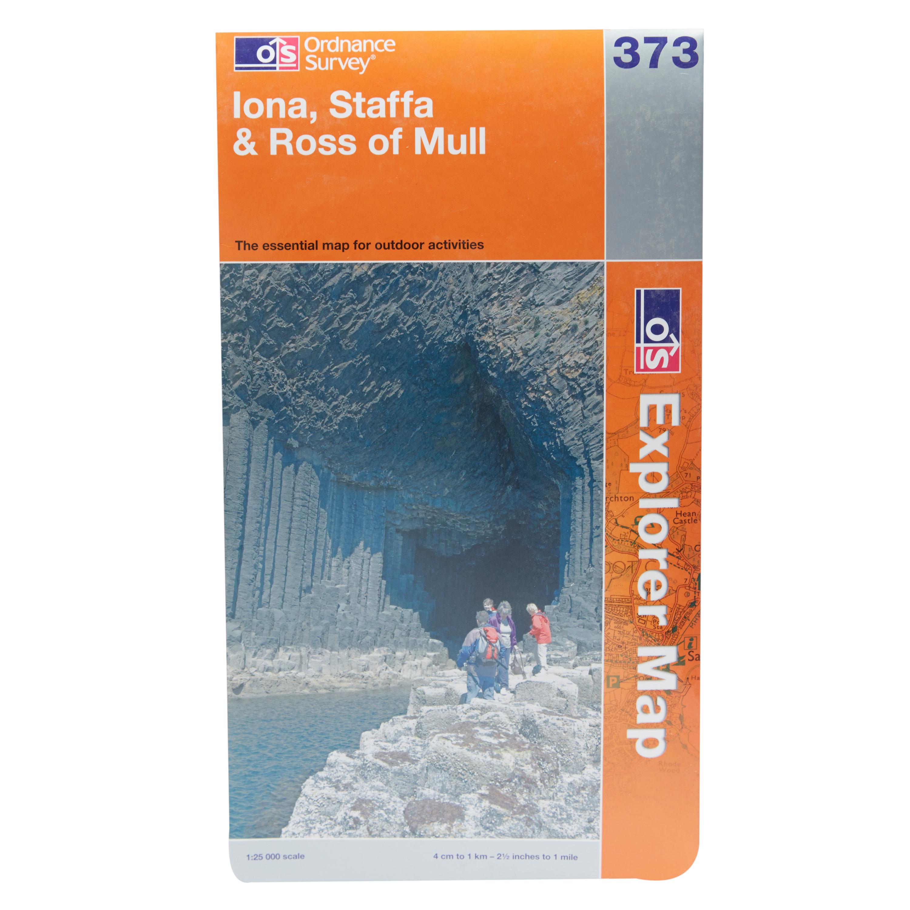 Explorer 373 Iona, Staffa & Ross Of Mull Map | Fiveopia