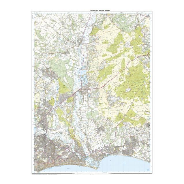 Ordnance Survey Explorer OL22 New Forest Map With Digital Version