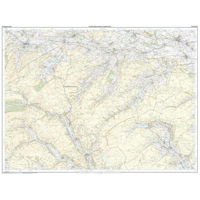 Ordnance Survey OL 30 Explorer Yorkshire Dales - Northern & Central ...