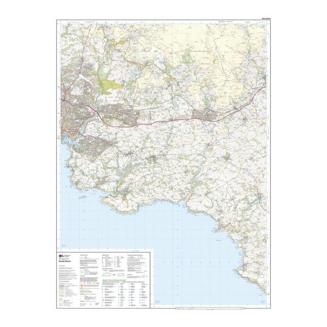 Ordnance Survey Explorer OL20 South Devon Map With Digital Version