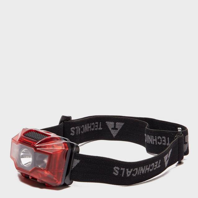 Red Technicals 3W + 2 LED Rechargeable Head Torch