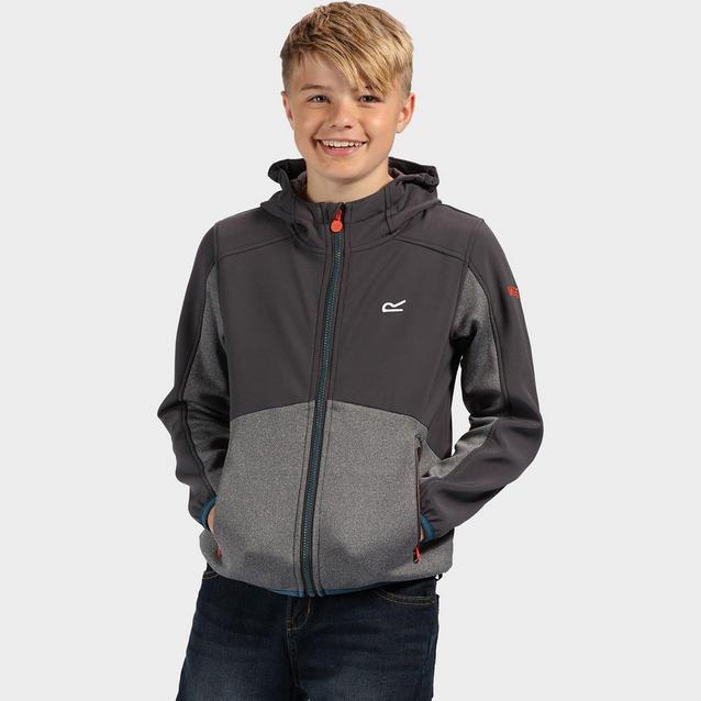 Regatta Kids' Bracknell Softshell Hooded Top | Millets
