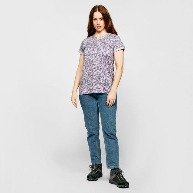 Brasher Women’s AOP Print T-Shirt (purple)