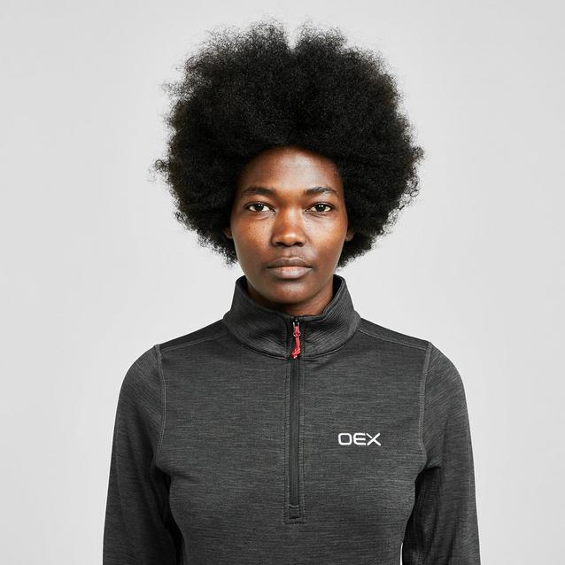 OEX Women’s Flint Half Zip Fleece | Blacks