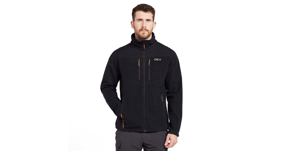OEX Men’s Torbeg Windproof Fleece | Blacks