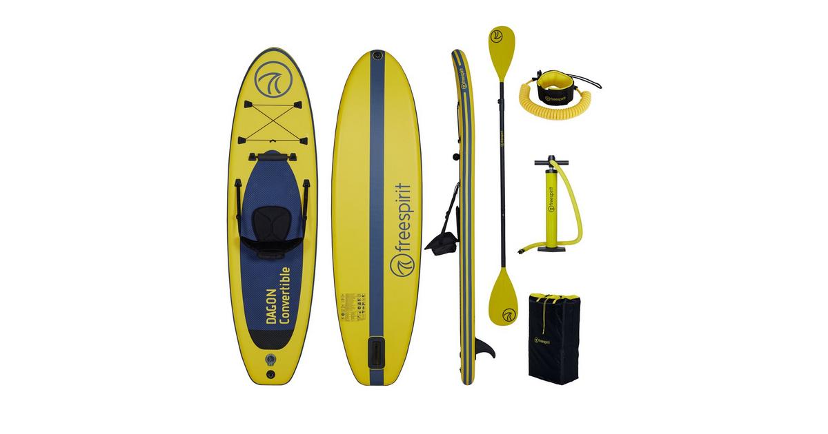 Freespirit Dagon 10ft Convertible Stand-up Paddle Board Set | Blacks