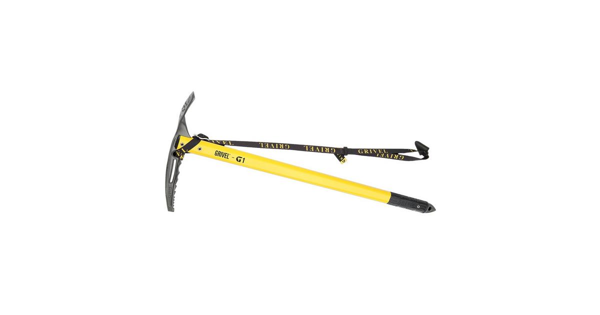 Grivel G1+ Ice Axe and Single Spring Leash and Rotor Krab | Blacks