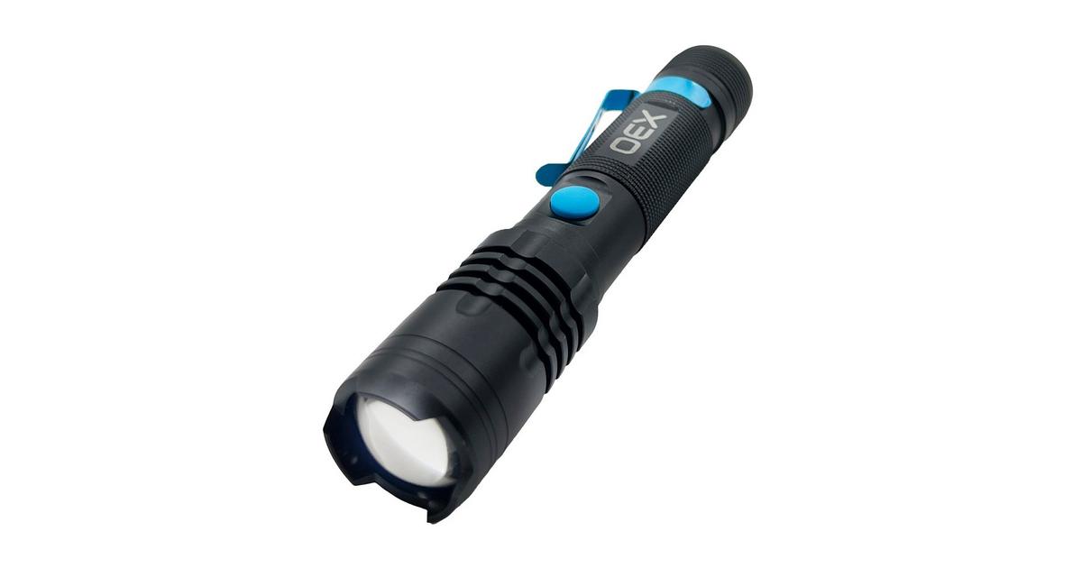 OEX 1000 Lumen Rechargeable Torch | Blacks