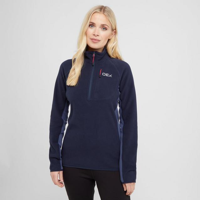 OEX Women’s Ardmore Half Zip Fleece | Blacks